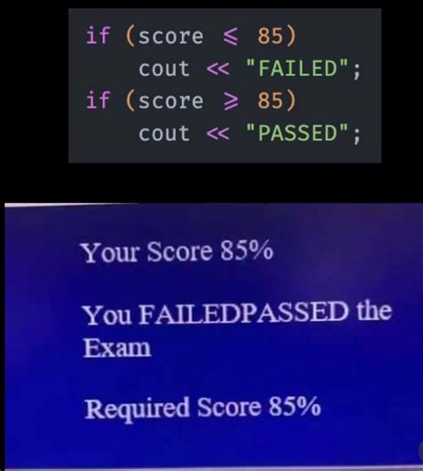 The Dreaded Edge Case Of Exactly 85 ·