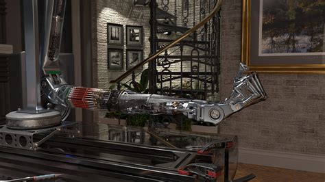 My Fully Rigged Robotic Arm ALL Joints And Tendons Move Animations Blender Artists Community