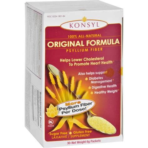 Konsyl Original Formula 100 All Natural Psyllium Fiber Laxative