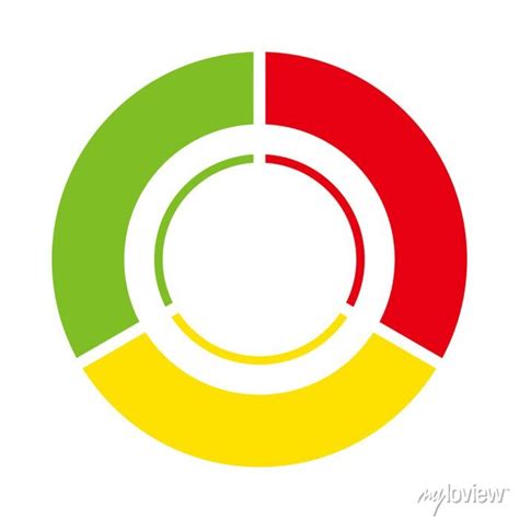 Infographics Pie Chart Divided Into Three Chart Chart Illustration