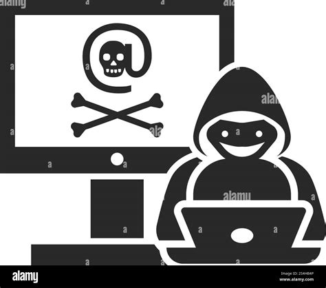 Hacker Activity Icon Simple Illustration Of Hacker Activity Vector