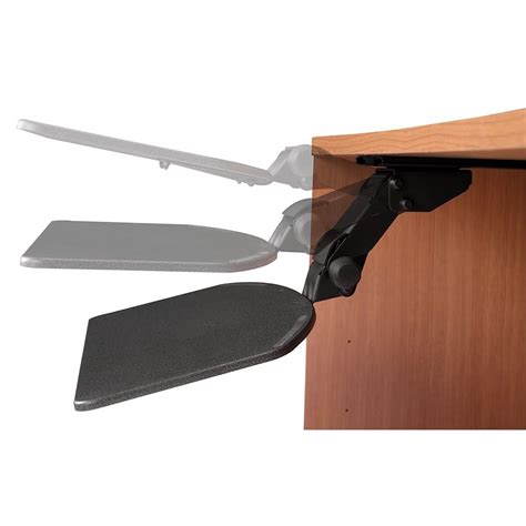 Bush Business Furniture Articulating Metal Keyboard Tray In Galaxy Finish Cymax Business