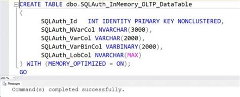 Sql Server 2016 Inmemory Oltp Lob Datatype Enhancement Sql