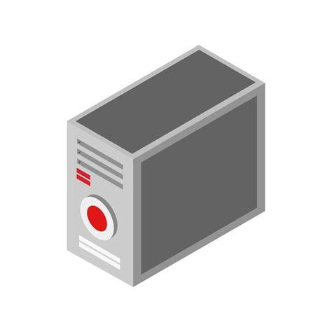 Isometric Computer Case 44773569 Vector Art At Vecteezy