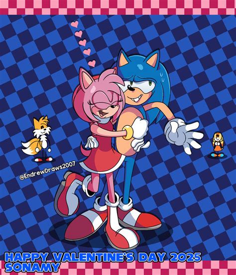 Sonic And Amy Valentines Day 2025 By Endrewfernandes On Deviantart