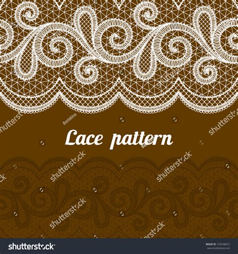 Vintage Lace Background Invitation Greeting Card Vector De Stock