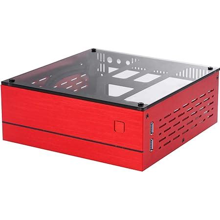 Amazon Com Goodisory A09 Black Mini ITX 0 8mm SPCC Desktop Computer Case Fit In Flex PSU