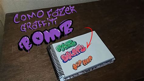 Como Desenhar Letras De Bolha De Graffiti No Papel Grafite De Letra No