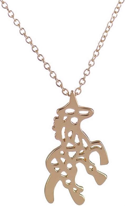 Eenhoorn Unicorn Ketting Kleur Zilver