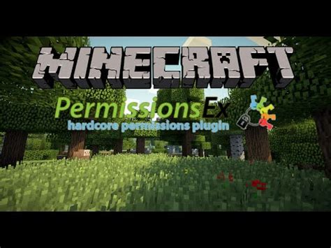 How To Setup PermissionsEx And Config YouTube
