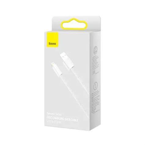 Cable Baseus Usb Lightning Dynamic Series 1m Blanco Mercadolibre