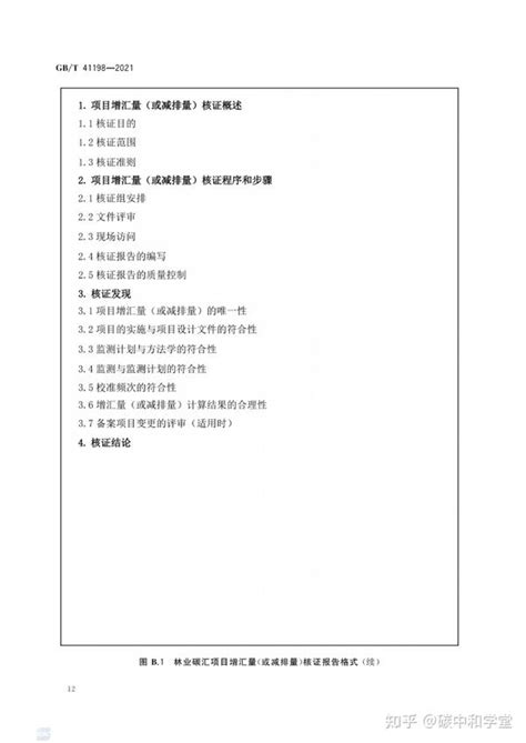 《林业碳汇项目审定和核证指南》标准全文 知乎