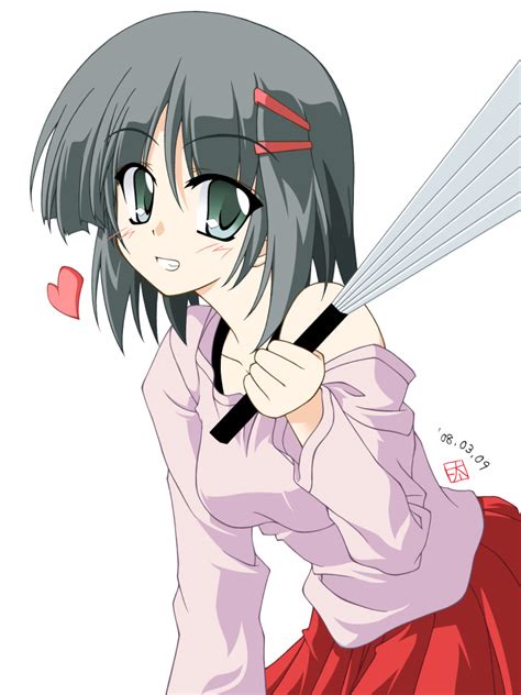 Otamon Aizawa Sakuya Hayate No Gotoku Silver Hair 00s Blush