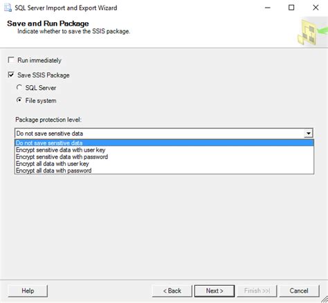 Steps On Creating Saving And Running Import Packages Within Sql Server Import And Export