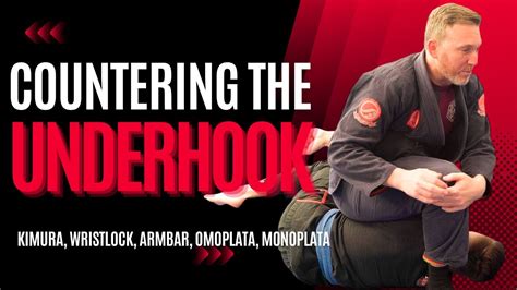 Bjj Technique Countering The Underhook Youtube