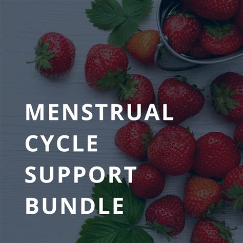 Menstrual Cycle Support Program Bundle Nutritional Revolution