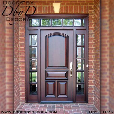Custom Solid Door Museum Radius Doors Wood Entry Doors By Decora