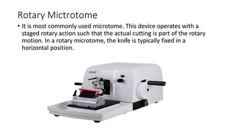 Microtome And Its Types Pptx