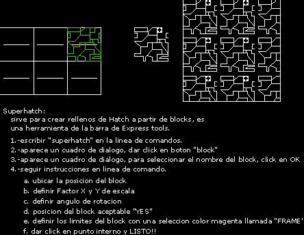 Superhatch With Instructions And Example In AutoCAD CAD Library