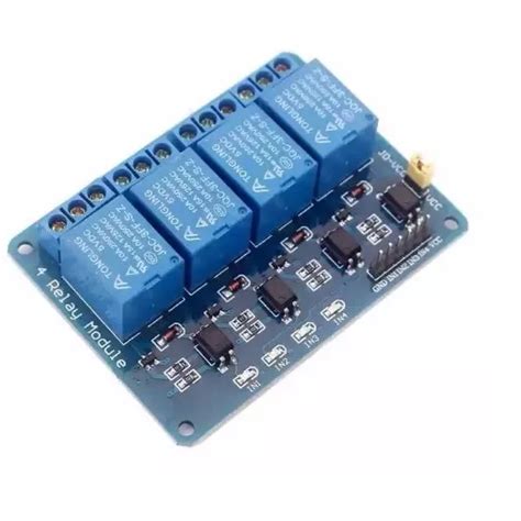 Be Modulo Rele 4 Canales Arduino Con Optoacoplador Ec