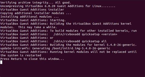 How To Install VirtualBox Guest Additions On Ubuntu Linux Distribution