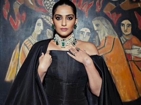 Sonam Kapoor Radiates Elegance In A Black Bubble Gown At Nmacc Day 2