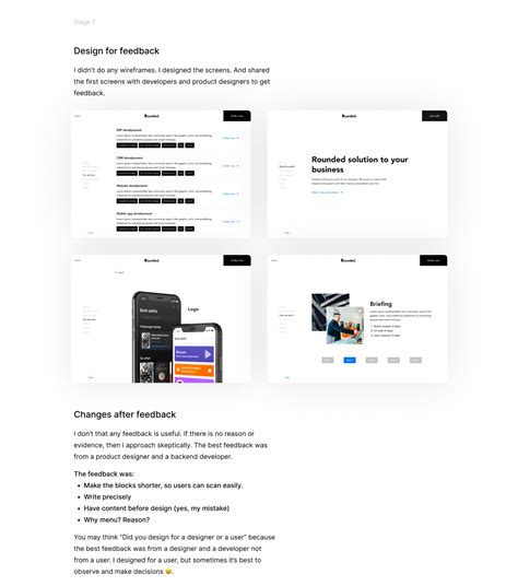 Rounded Website Design On Behance