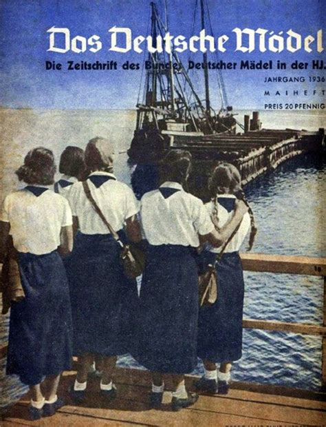 Cover Page From Das Deutscher Madel Magazine June 1936 German