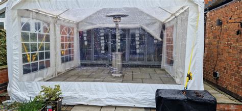 4m Apex Viewing Window For Hire Elegant Marquee Feature