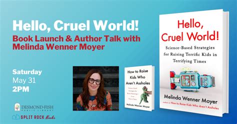Hello Cruel World Book Launch And Author Talk With Melinda Wenner Moyer