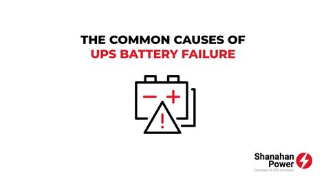 The Common Causes Of UPS Battery Failure Shanahan Power