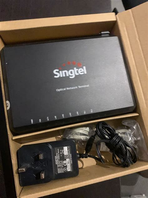 Singtel ONT Optical Network Terminal Computers Tech Parts Accessories Networking On