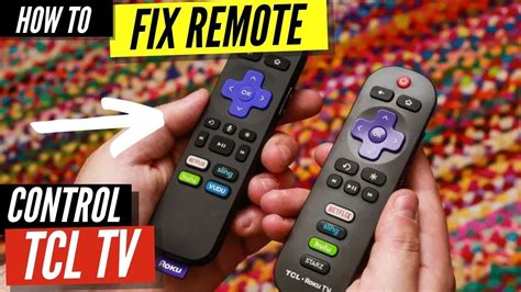 How To Fix A TCL Remote Control That S Not Working YouTube