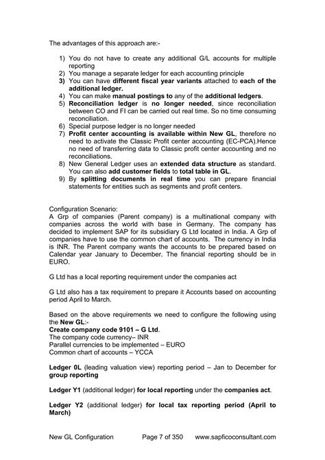 Sap New Gl Configuration Pdf Desktop Publishing Computer Software