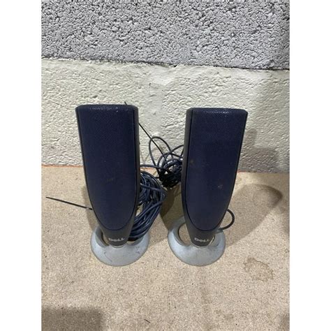 Pair Of Dell Left And Right Speakers Black Wired For Mms 5650 Home Theater System £9 59 Picclick Uk