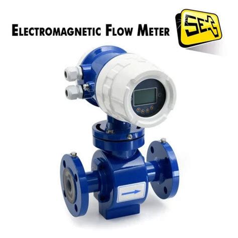 Electromagnetic Flow Meter Standard Size Blue Color New Industrial