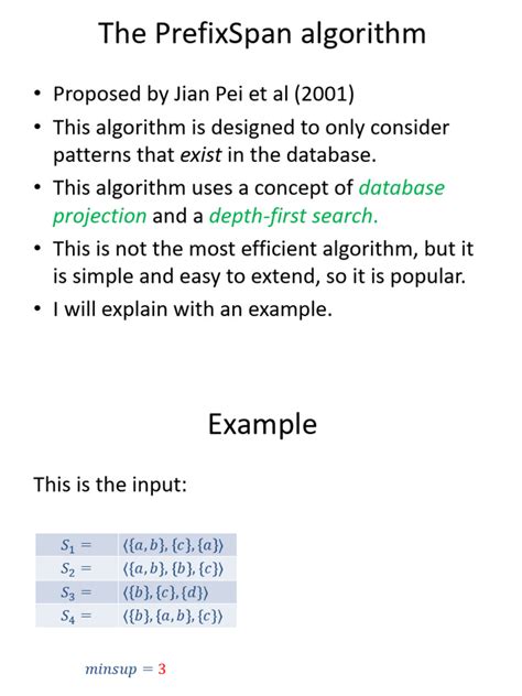 Prefixspan The Presentation 1 Removed Pdf Algorithms And Data