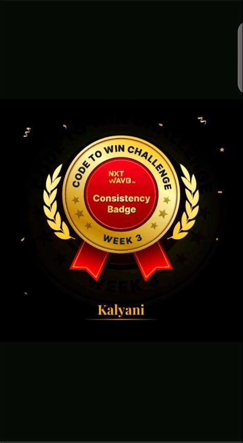 Kalyani Gaddam On Linkedin Week Consistency These