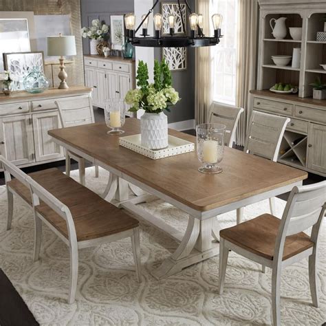 Farmhouse7pcsetthe Rustic Mile Farmhouse 7 Pc Dining Set The Rustic