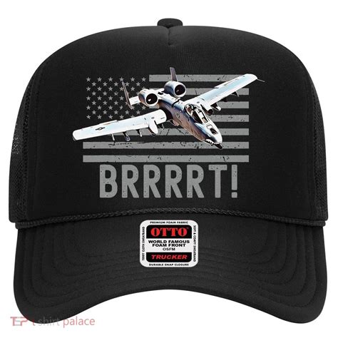 Funny A10 Thunderbolt Warthog Brrrrrt Trucker Hat Tshirtpalace