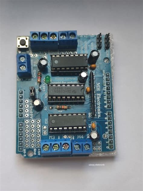 l293d step motor sÜrÜcÜ modÜlÜ arduino uno r3 uyumlu motor sürücü kartı l293d
