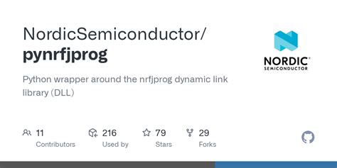 GitHub NordicSemiconductor Pynrfjprog Python Wrapper Around The Nrfjprog Dynamic Link Library