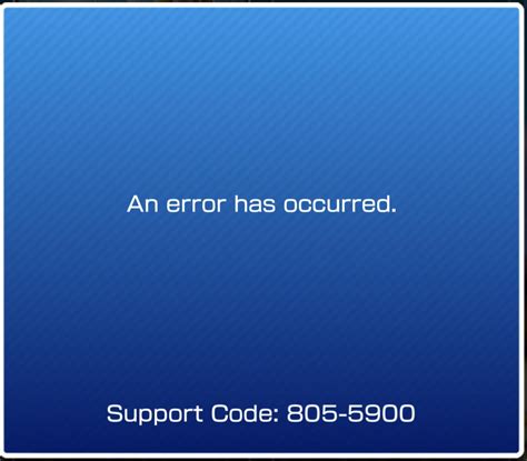 Anyone Know How To Fix Error 805 5900 R Mariokarttour