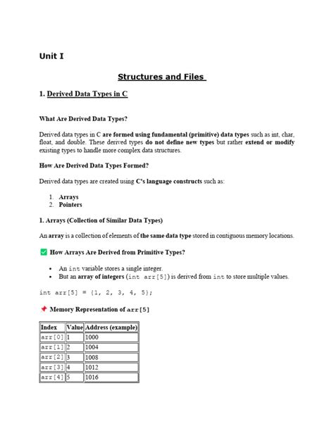 Complete Dsc Notes 1 Pdf Pointer Computer Programming Data Type