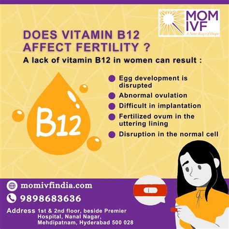 How Vitamin B12 Affects Fertility Mom Ivf A New Ray Of Hope Posted On