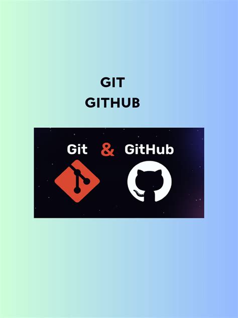 Git Vs Github Pdf Version Control Computer File