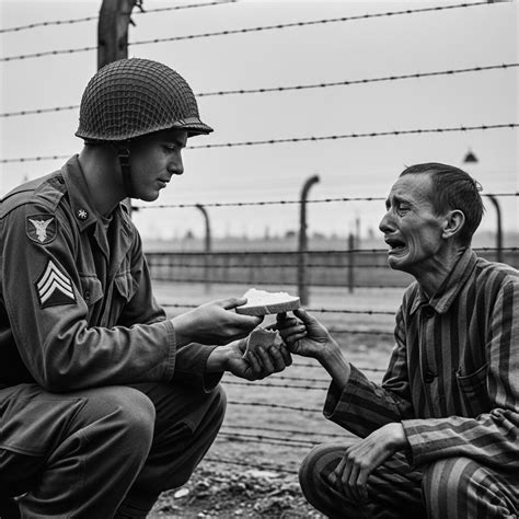 History The Bread Of Freedom — Dachau Germany April 29 1945” On