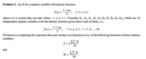 Solved A Calculate The Expected Value And The Standard Chegg