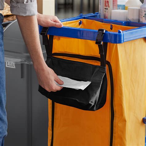 Black Single Pocket Trash Bag Dispenser