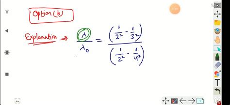 Solved The Wavelength Of Radiation Emitted Is B When An Electron Jumps